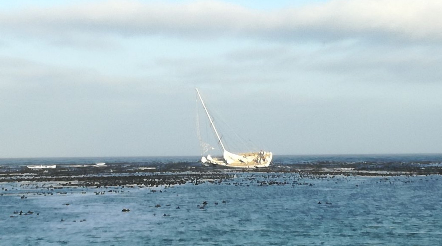 A bad landing. - photo of the day from itBoat magazine