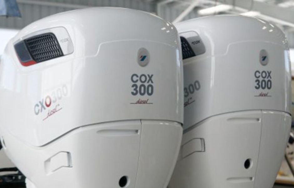 Cox Powertrain unveils world's most powerful diesel outboard motor ...