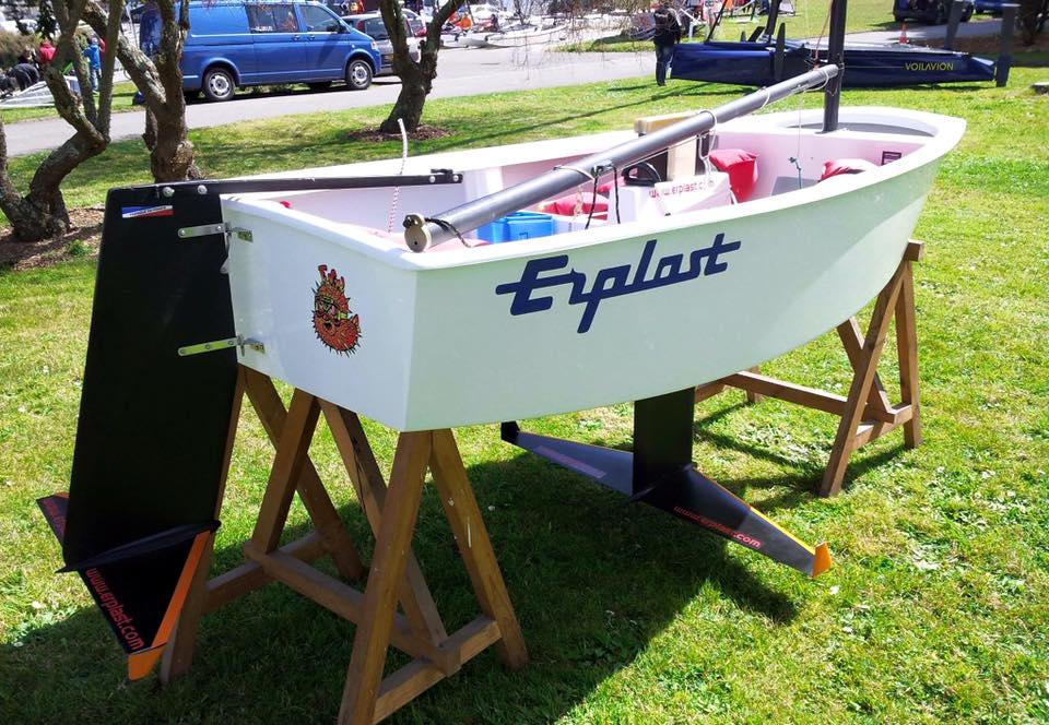 The optimist is elated. - photo of the day from itBoat magazine